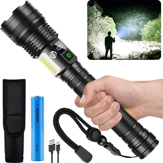 Zaklamp - Militaire Zaklamp Oplaadbaar - Militaire - Militaire Hoofdlamp | bol