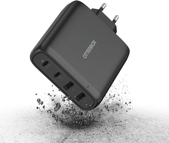 Otterbox GaN 4 x Port Adapter Oplader snellader 2 x USB-C & 2 x USB-A ...