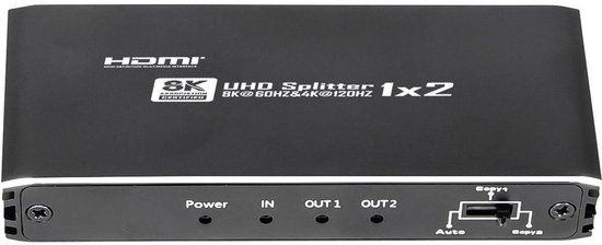My Wall 8K HDMI® Splitter 1 in 2 out HDMI-splitter | bol