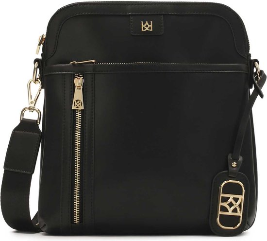 Black leather postbag | bol