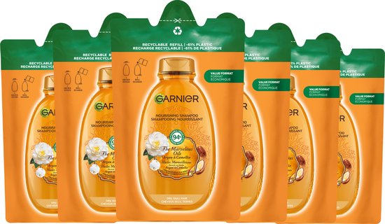 Garnier Loving Blends Argan- & Cameliaolie Shampoo Refill - Voor Droog ...