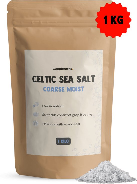 Cupplement Keltisch Zeezout 1 Kilo Grof Celtic Sea Salt - Grof Zout ...