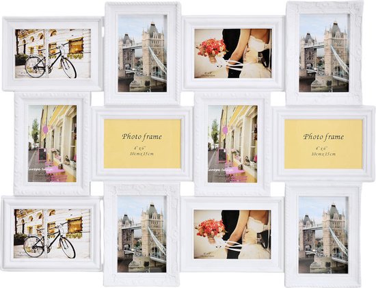 Decopatent - Fotolijst Collage voor 12 Foto's van (10x15 & 15x10 Cm ...