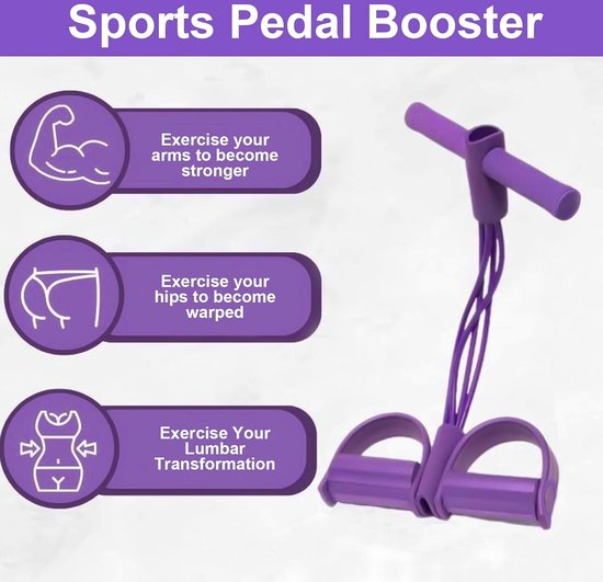 Goodivery ® Buiktrainer, sit-up trainingsapparatuur, bodybuilding, expander, full-body... | bol