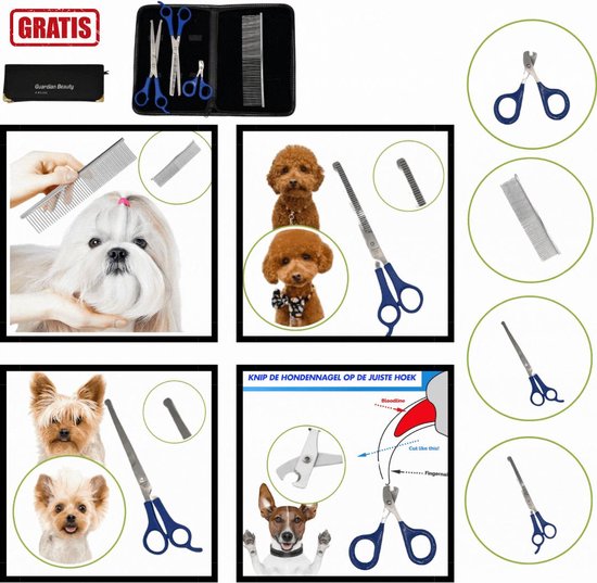 Guardian Beauty Complete Grooming Set voor Huisdieren, inclusief ...