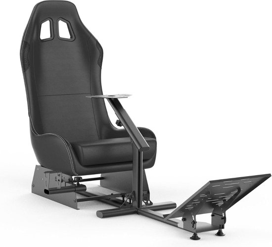 Racing Wheel Stand met Zitting Gaming Stoel Simulator Driving Cockpit ...