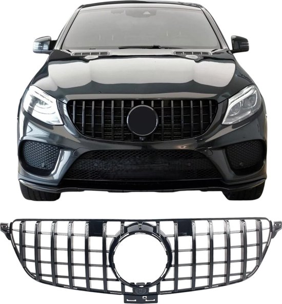 GT Grill geschikt vaar Mercedes GLE W166 Zwart Panamericana grill | bol