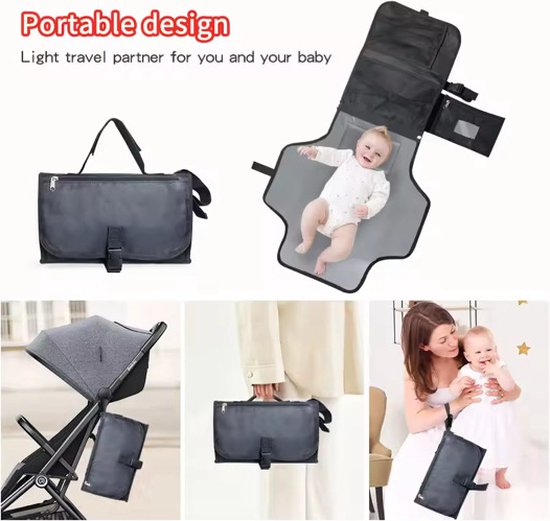 Baby Onderweg Verschonen -Verschoningsmatje Opvouwbaar Waterdicht ...