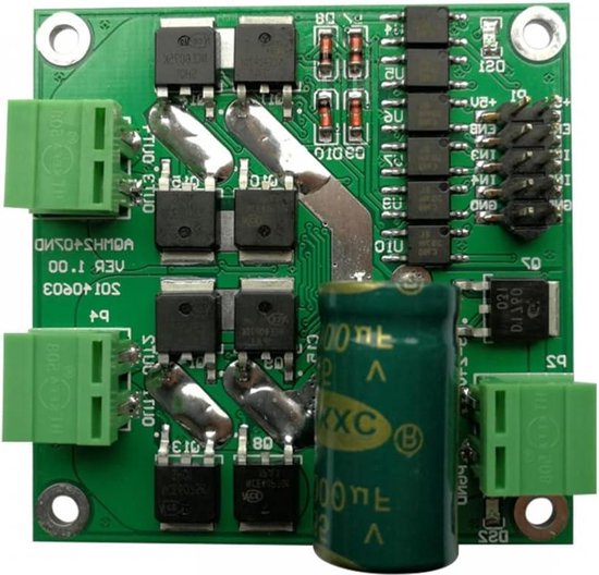 Motor Driver Module 12/24V 7A 160W Dual Motor Drive - H-Brug L298 Logic ...