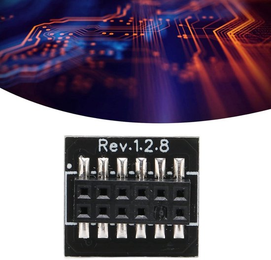 TPM 2.0 Module High Security 12 Pin SPI-LPC Interface - Compatible with ...