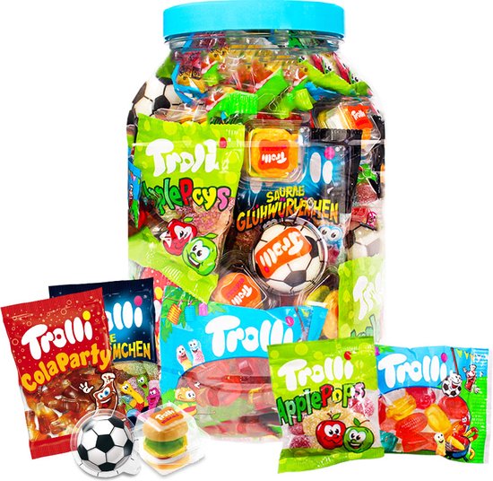 Trolli Sweet Barbecue Party snoep - mini snoepzakjes - snoepmix - 6 ...