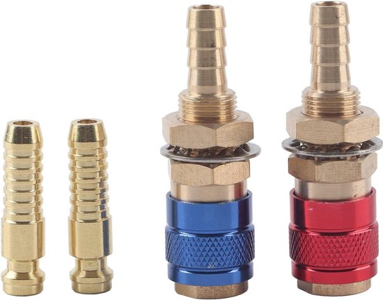 8mm Watergekoeld & Gas Watergekoelde Mig Torch Loop Conectores - Quick ...