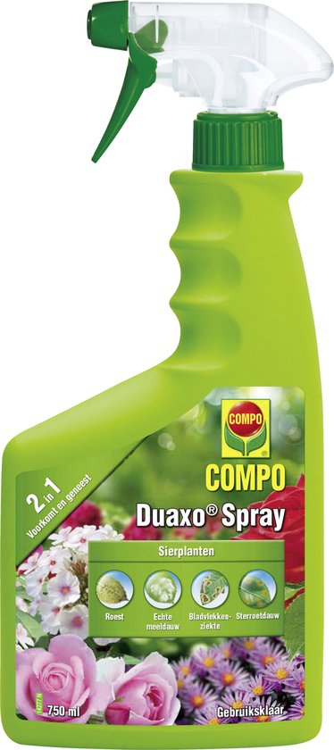 COMPO Duaxo Spray - tegen ziektes op sierplanten - geneest en voorkomt ...