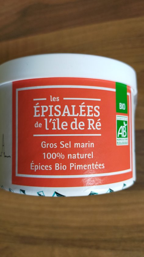 Grof zout met Espelette peper 150g - Les Sauniers de l'Ile de Ré | bol
