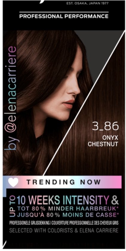 Syoss - Haarverf - 3-86 Onyx Chestnut - 1 Haarkleuring - Bulkverpakking ...