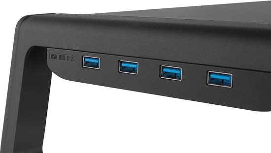 Monitor Stand Riser voor Gaming en PC - Ergonomisch Ontwerp met 4 USB 3 ...