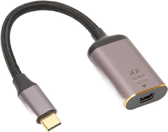HTML USB-C naar Mini DisplayPort Adapter 8K 60Hz - Bidirectionele ...