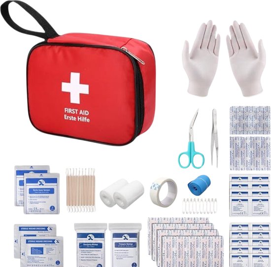 Noodpakket voor Thuis - Mini EHBO Kit - Kleine EHBO Set 90 Stuks - Perfect voor... | bol