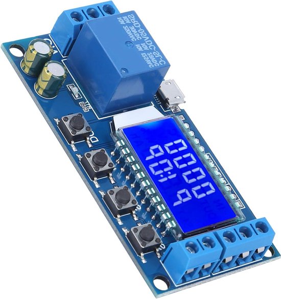 Vertragingsrelais XY-LJ02 Cyclus Trigger Vertraging Tijdschakelaar met... | bol