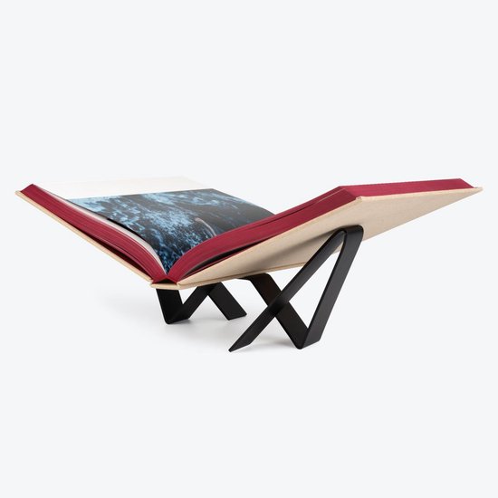 Stet Studios Bookstand 2.0 - Zwart - Staal - Boekensteun - Boekenhouder ...