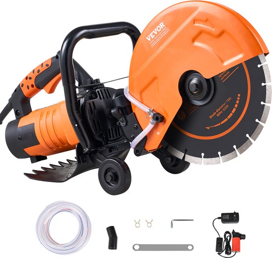 VEVOR Elektrische Betonzaag – 30 cm – Natzaagbevestiging – Dubbel ...