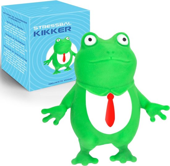 Stress Kikker | Toy | Knijp | Stressbal | Speelgoed | Antistress | Kneed | Frog |... | bol