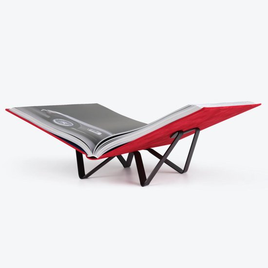 Stet Studios Bookstand 1.0 - Zwart - Staal - Boekensteun - Boekenhouder ...