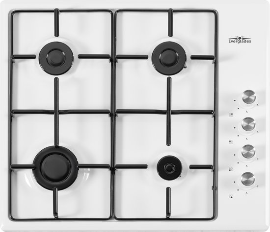 Everglades EVFH8000 - Opzetkookplaat - 4 pitten, vonkontsteking ...