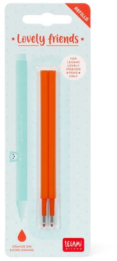 Legami Lovely friends vulling - 2 st - Oranje | bol