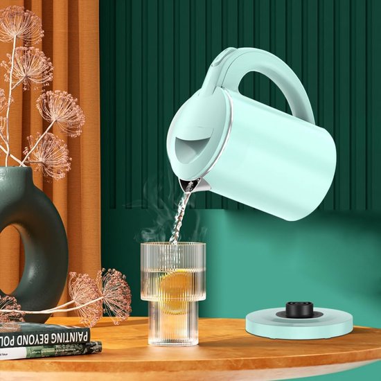 Mini Waterkoker - 0.5L - RVS - Snelle Kooktijd - Droogkookbeveiliging ...