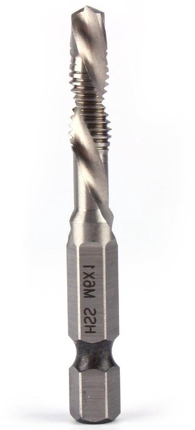 Tappen met Zeskantige Schacht 6mm Tait M6 Tap 5mm Boorbit Taps 6mm Tait ...