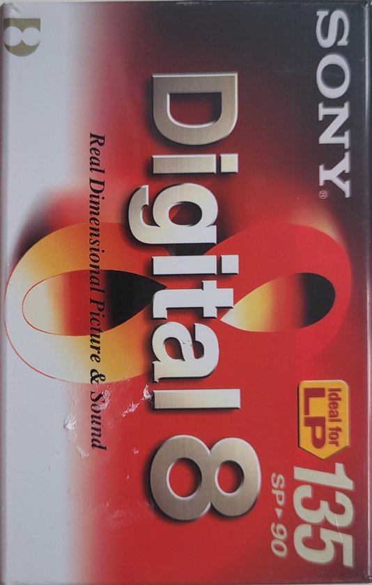 Sony Digital 8 tape 135 (SP 90) - Videocassetteband voor Digital-8 ...