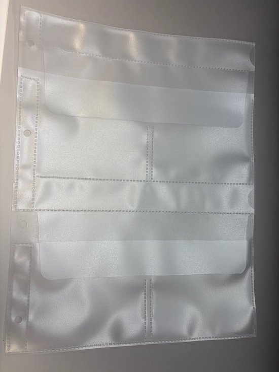 Showtas A4 PP nerf met 4 tassen + klep + 4 boorgaten | bol