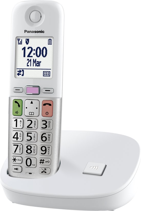 Panasonic Dect telefoon KX-TGU410EXW met grote toetsen en groot display ...