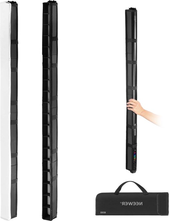 TL120C RGB LED-strip diffuser kit met honingraat rooster voor video ...