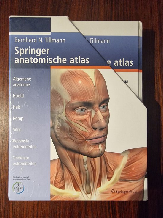Springer anatomische atlas [3 delen in cassette], B.N. Tillmann ...