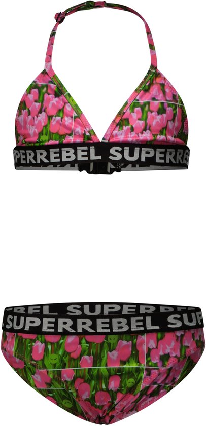 SuperRebel - Isla-triangle-bikini - AO tulip - Maat 152 | bol