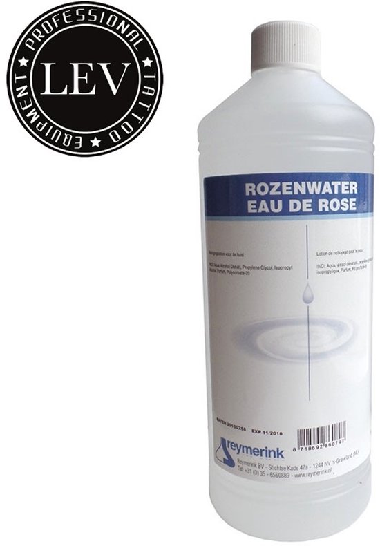 Reymerink - Rozenwater Fles 5000ml | Desinfectie voor PMU, Tattoo ...