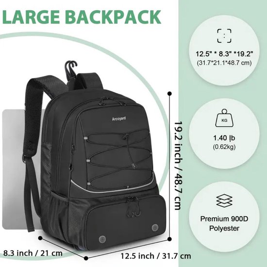 Livano Padeltas - Padel Tas - Tennistas - Tennis - Rugzak - Hoes ...