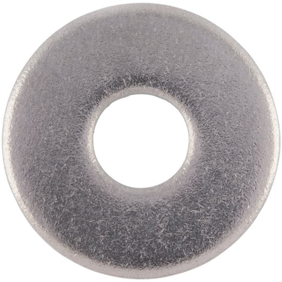 Wurth - DIN 440 roestvast staal A2 blank vorm R - Onderlegring met rond ...