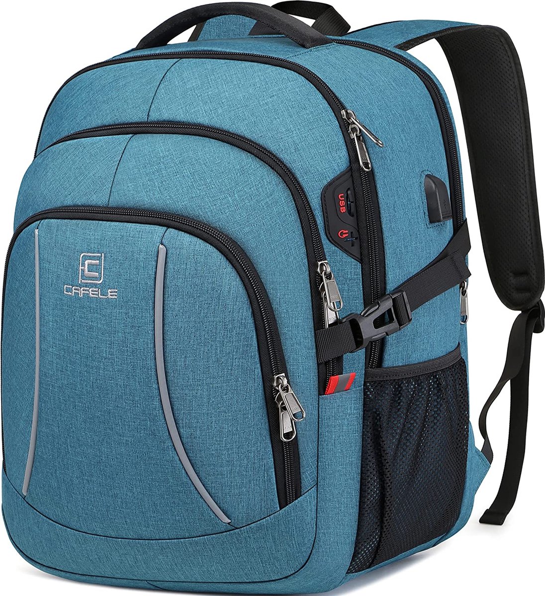 Cafele RFID anti-diefstal rugzak laptop schoolrugzak tieners boekentas ...