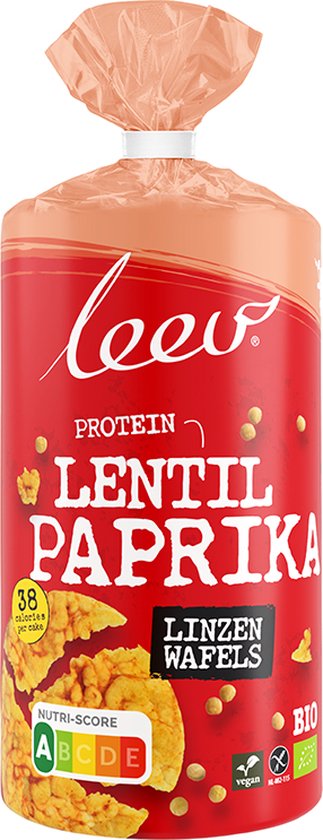 Leev Lovely lentil cakes paprika demeter biologisch 117 gram | bol