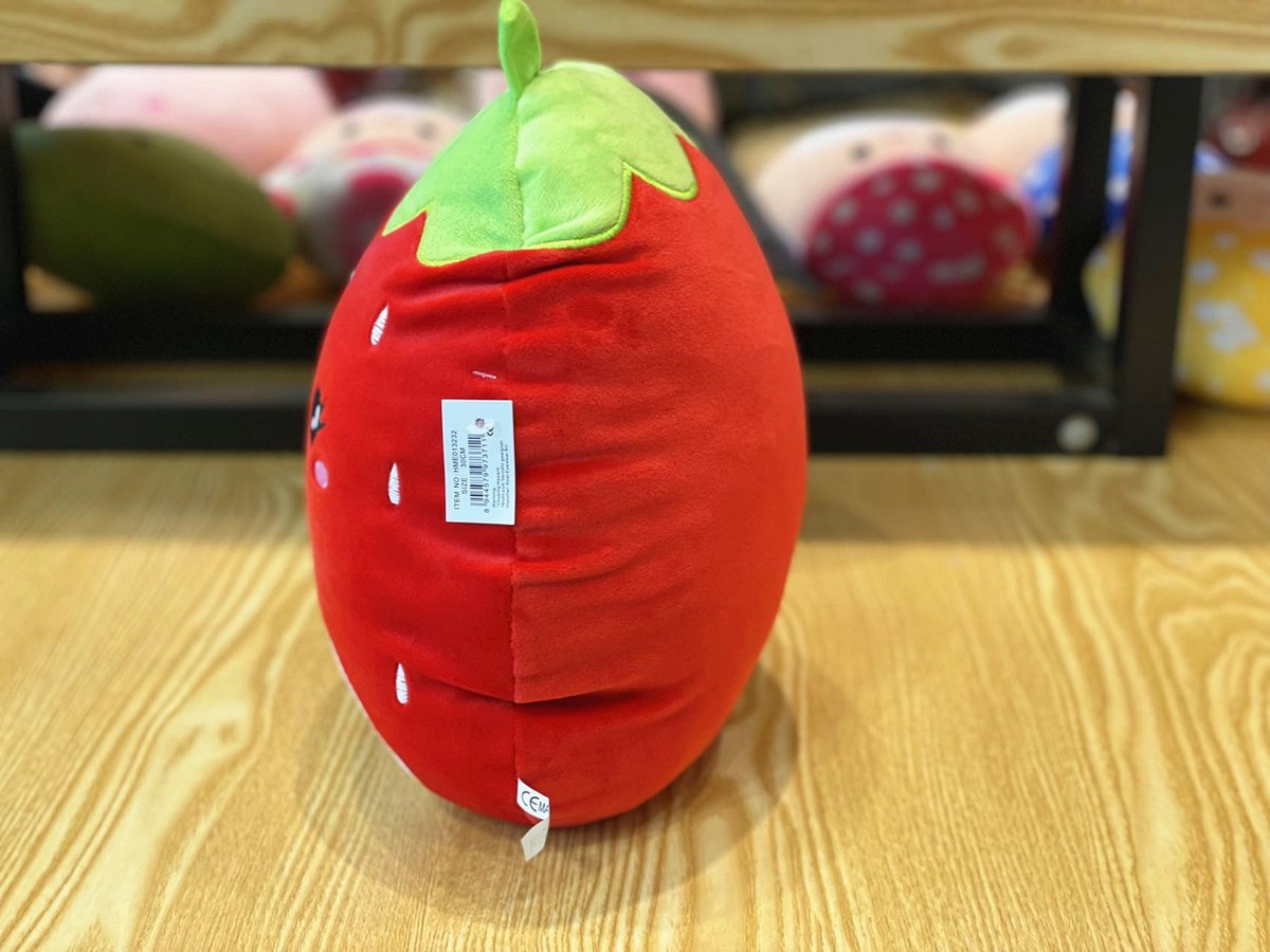 Squishmallow Scarlet 30cm - Knuffel - Rode Aardbei | bol.com