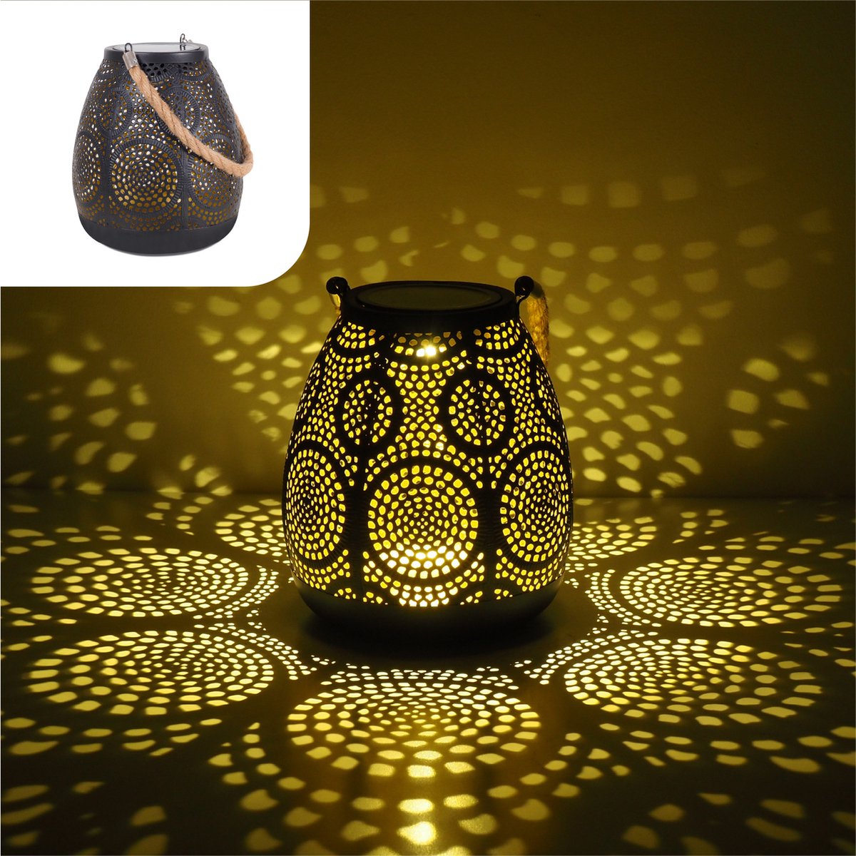 Gadgy Solar Tafel Buitenlamp Circles - Solar Tuinverlichting Zonne ...