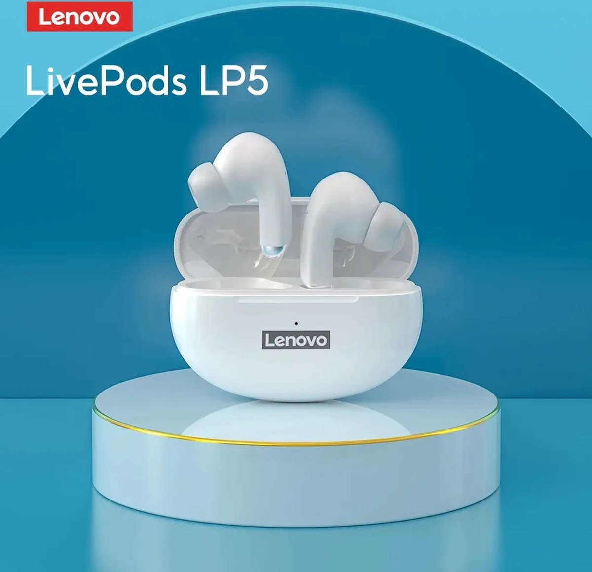 Lenovo Thinkplus LP5 Wireless Oordopjes- WIT - AirPods - Bluetooth ...