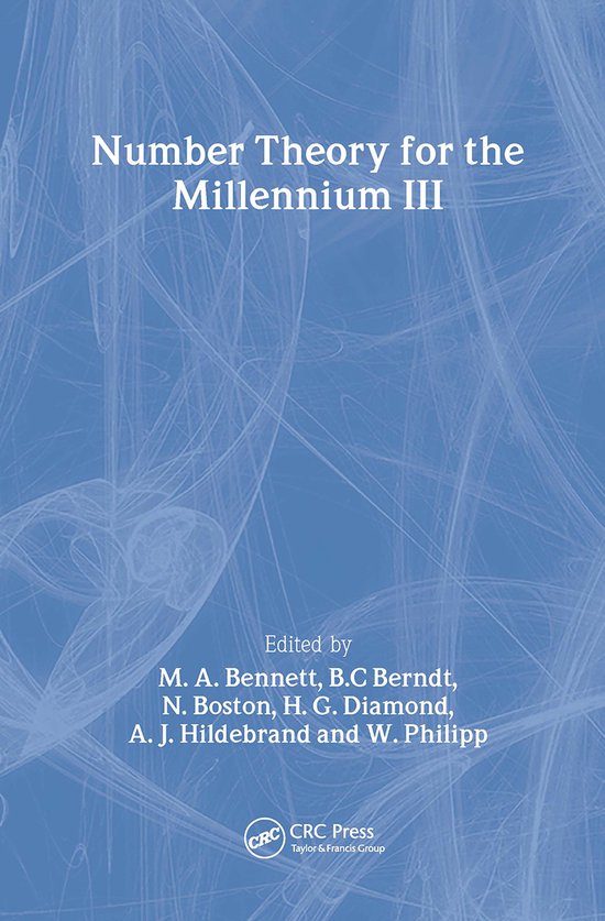 Number Theory for the Millennium | 9781568811529 | Millennial ...