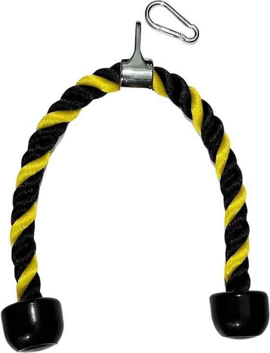 MJ Sports Premium Double Tricep Rope Inclusief Karabijnhaak - Triceps ...