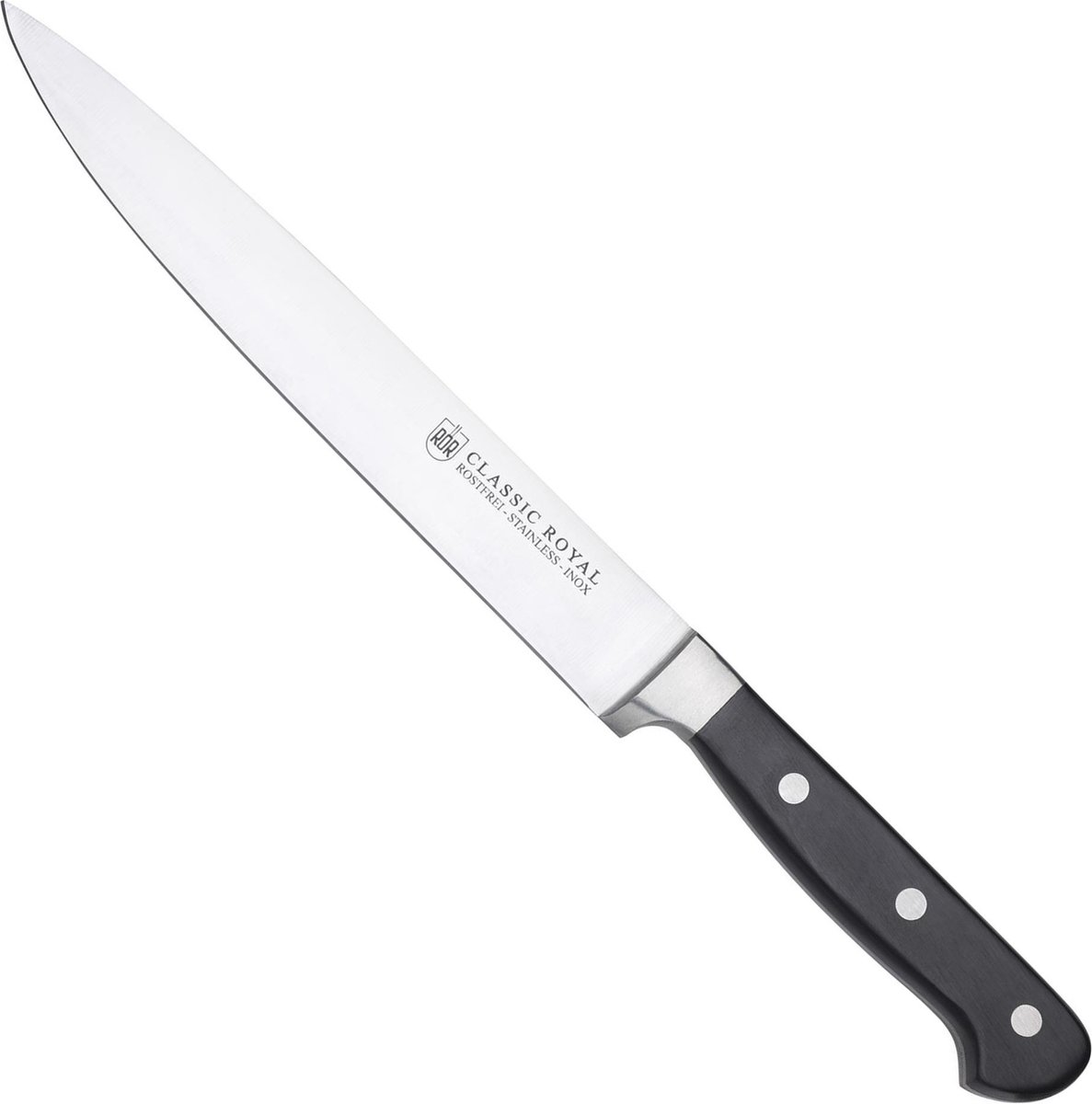 RÖR Solingen Vleesmes - RVS Gesmeed - Lemmet 20 cm - Heft POM | bol.com