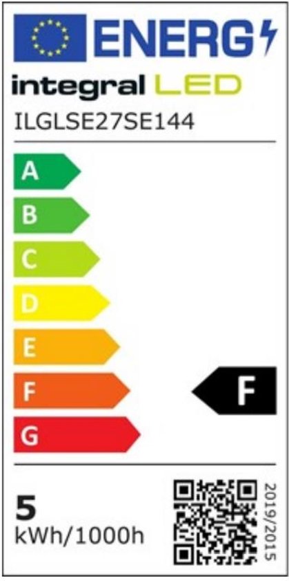 Integral LED - E27 LED lamp - 4,8 watt - 470 lumen - 4000K - Dag/nacht sensor - niet... | bol