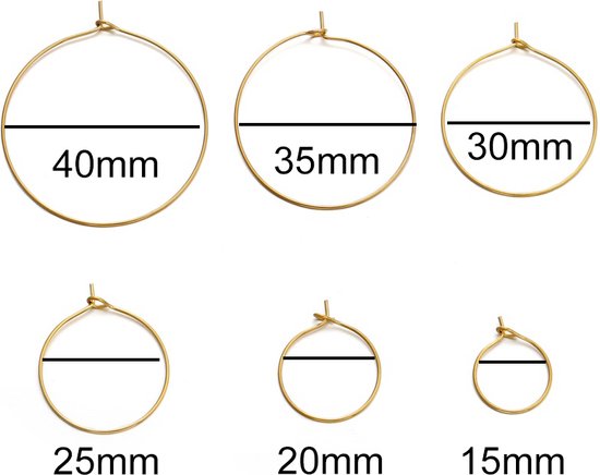 Oorbel Ringen Voor Oorbellen Maken - Oorringen - 20 stuks ...